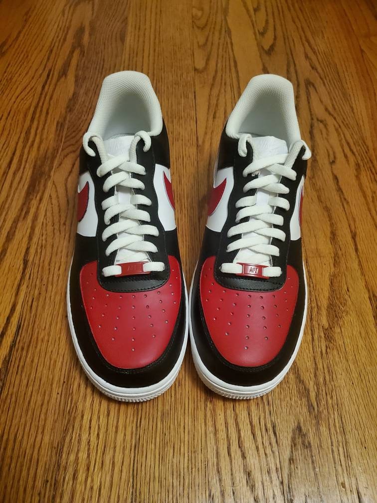 Custom Air Force 1 Red - Etsy
