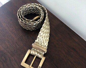 Bubblegum Pink Rope Belt 29-37 Vintage White Pearls Gold - Etsy