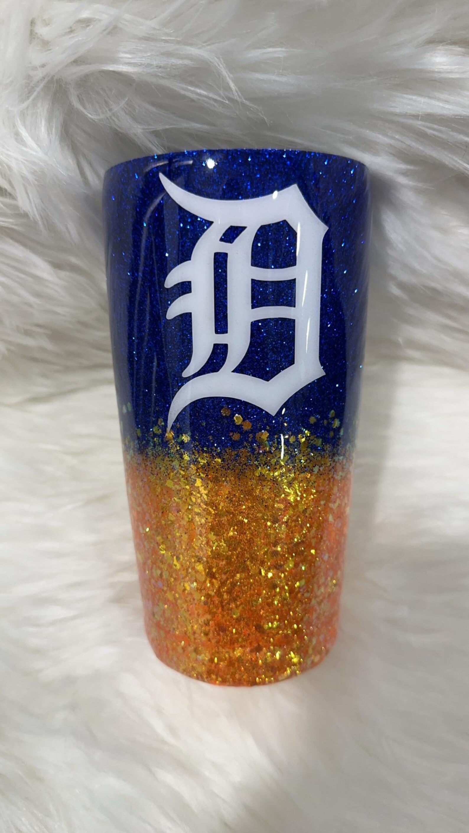 Detroit Tigers Tumbler, Detroit Tumbler, Glitter Tumbler, MLB Tumbler ...