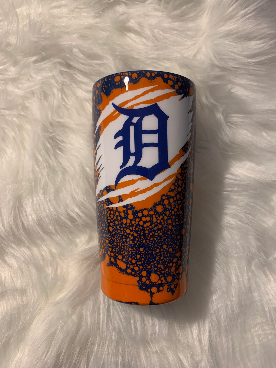 Detroit Tigers Tumbler, Detroit Tumbler, Glitter Tumbler, MLB Tumbler ...