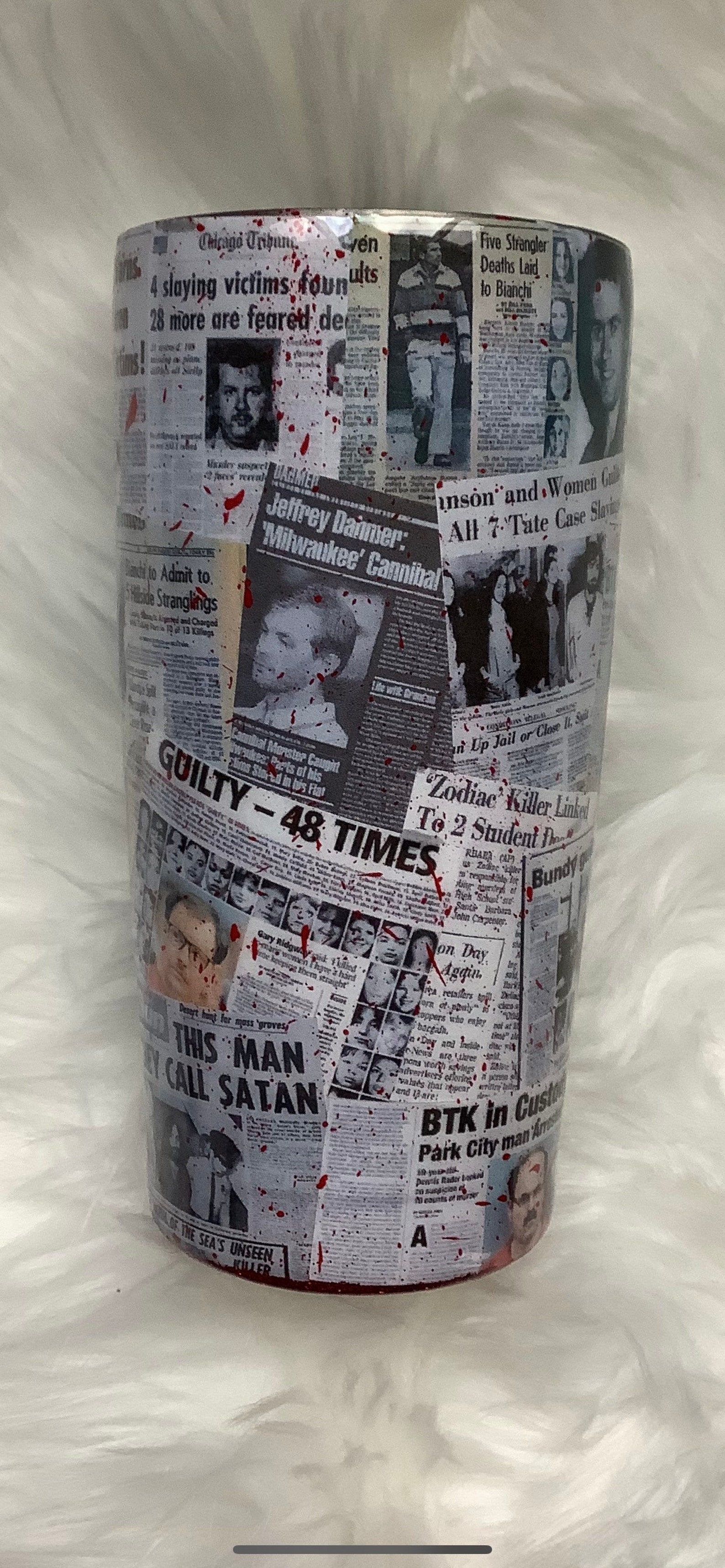 Serial Killer Tumbler Serial Killer Cup Murder Tumbler - Etsy