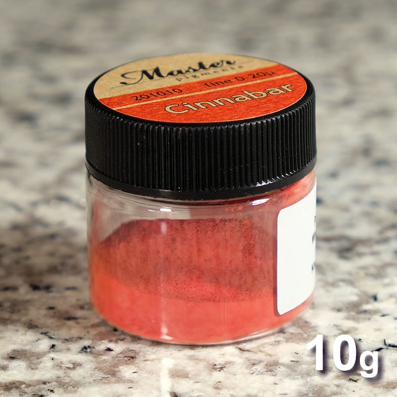 Cinnabar Natural Pigment Fine - Etsy