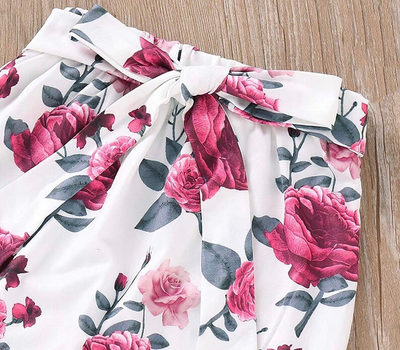 Baby Girl Flower Fall Personalized Autumn Clothes Set Infant - Etsy