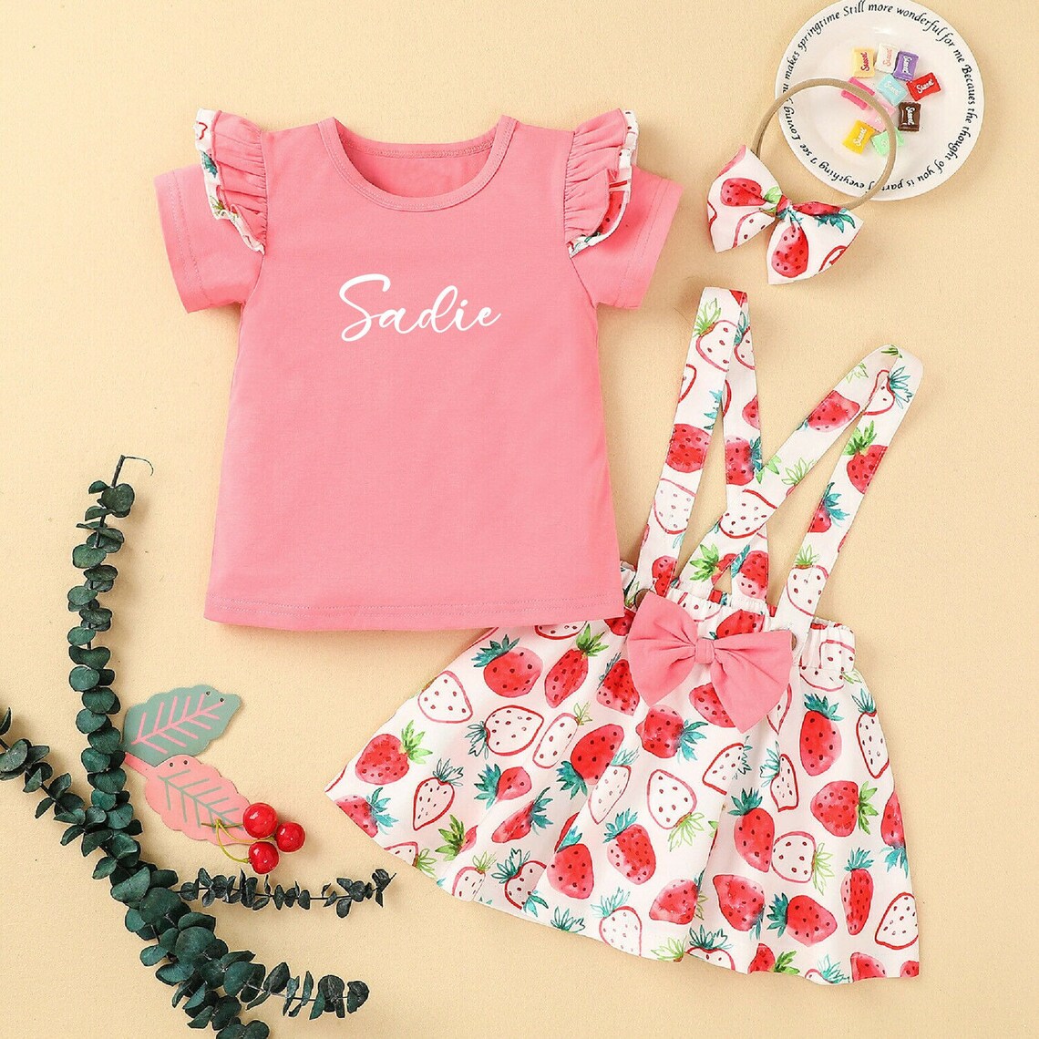 Berry Sweet Birthday Outfit, Two Sweet Outfit, Personalized Berry First ...