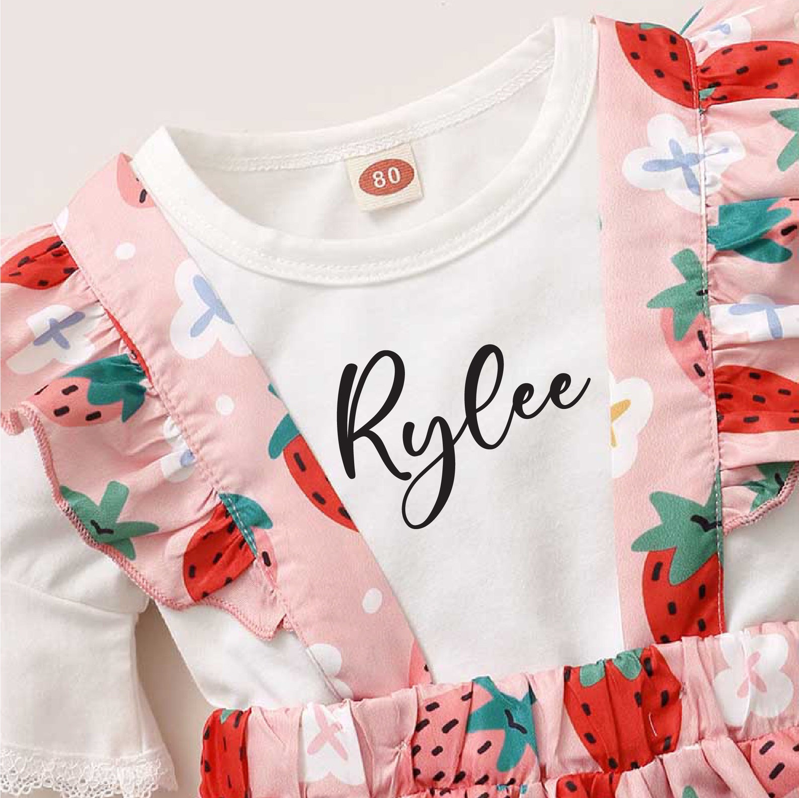 Baby Girl Berry First Birthday Outfit Personalized Strawberry - Etsy