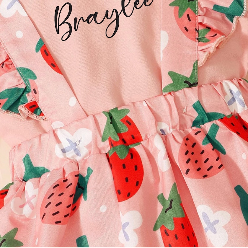 Baby Girl Berry First Birthday Outfit Personalized Strawberry - Etsy