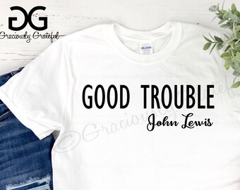 Good Trouble Svg - Etsy