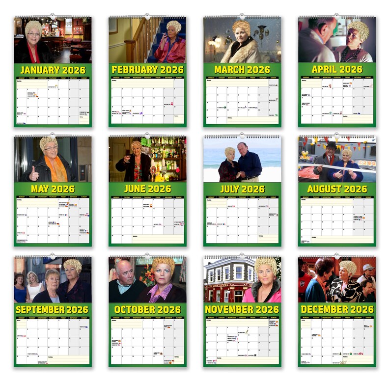 Pat Noodle - Pat Butcher 2026 Wall Calendar // Funny / Quirky ...