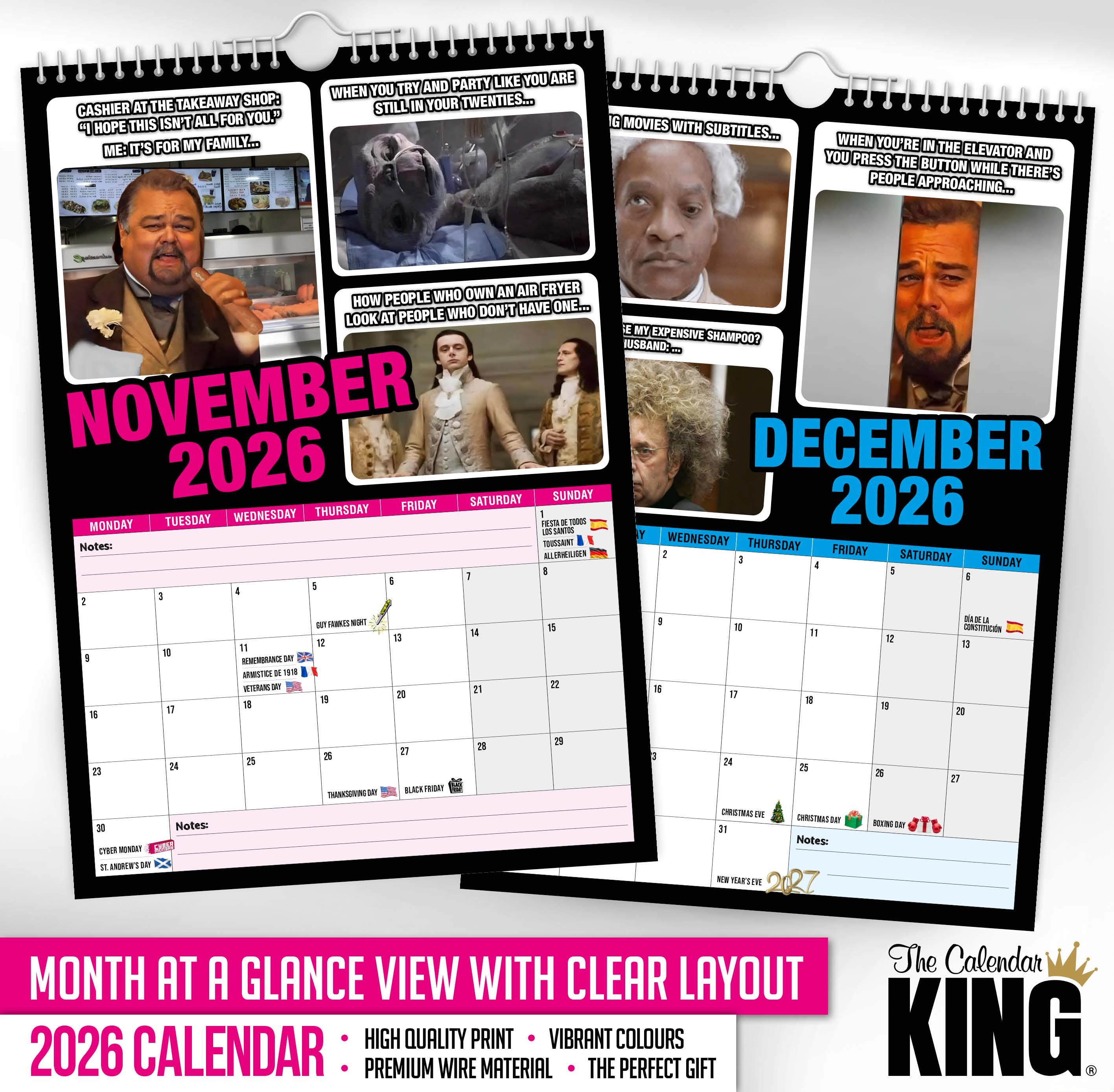 World's Greatest Memes - 2026 Wall Calendar // Funny / Quirky ...