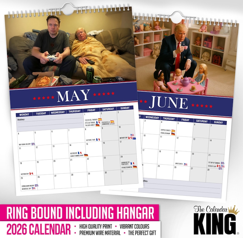 Donald Trump - 2026 Wall Calendar // Funny / Quirky / Christmas ...