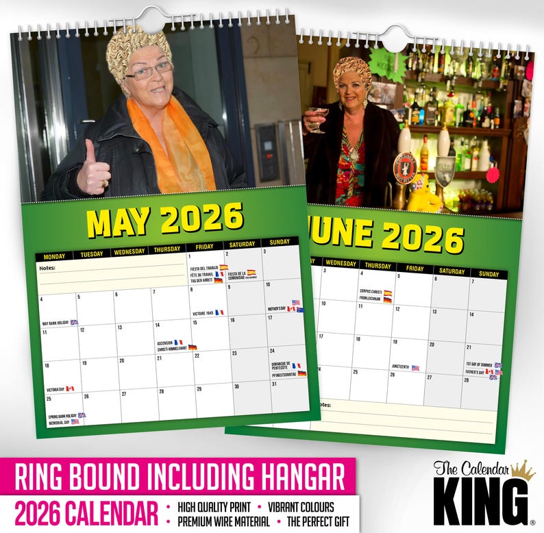 Pat Noodle - Pat Butcher 2026 Wall Calendar // Funny / Quirky ...