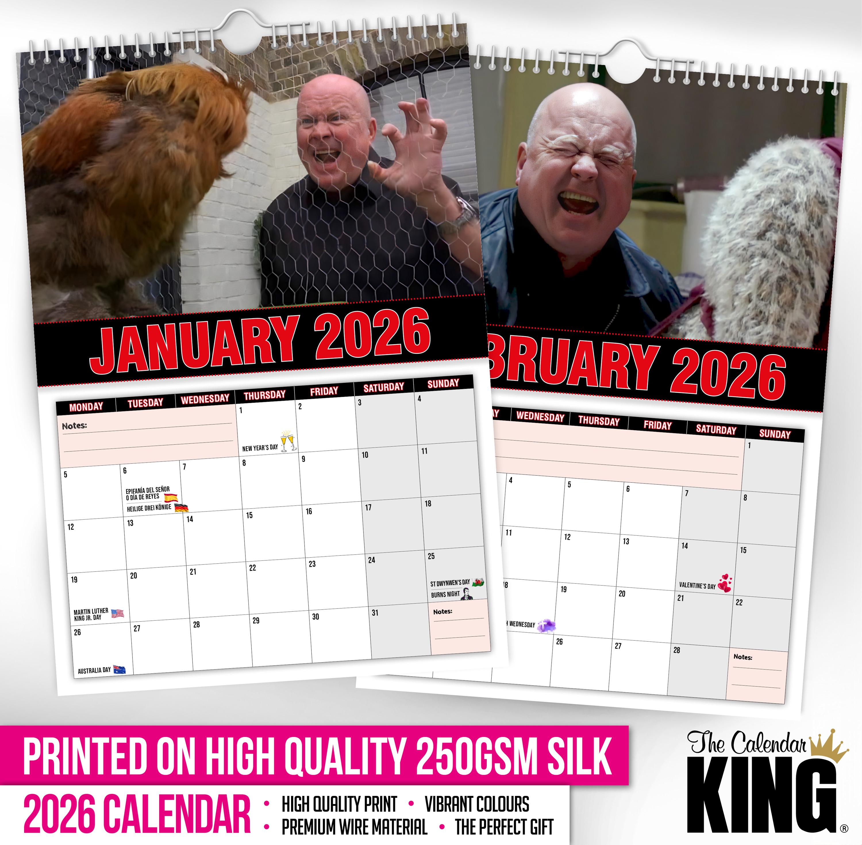 Phil Mitchell - 2026 Wall Calendar // Funny / Quirky / Christmas ...