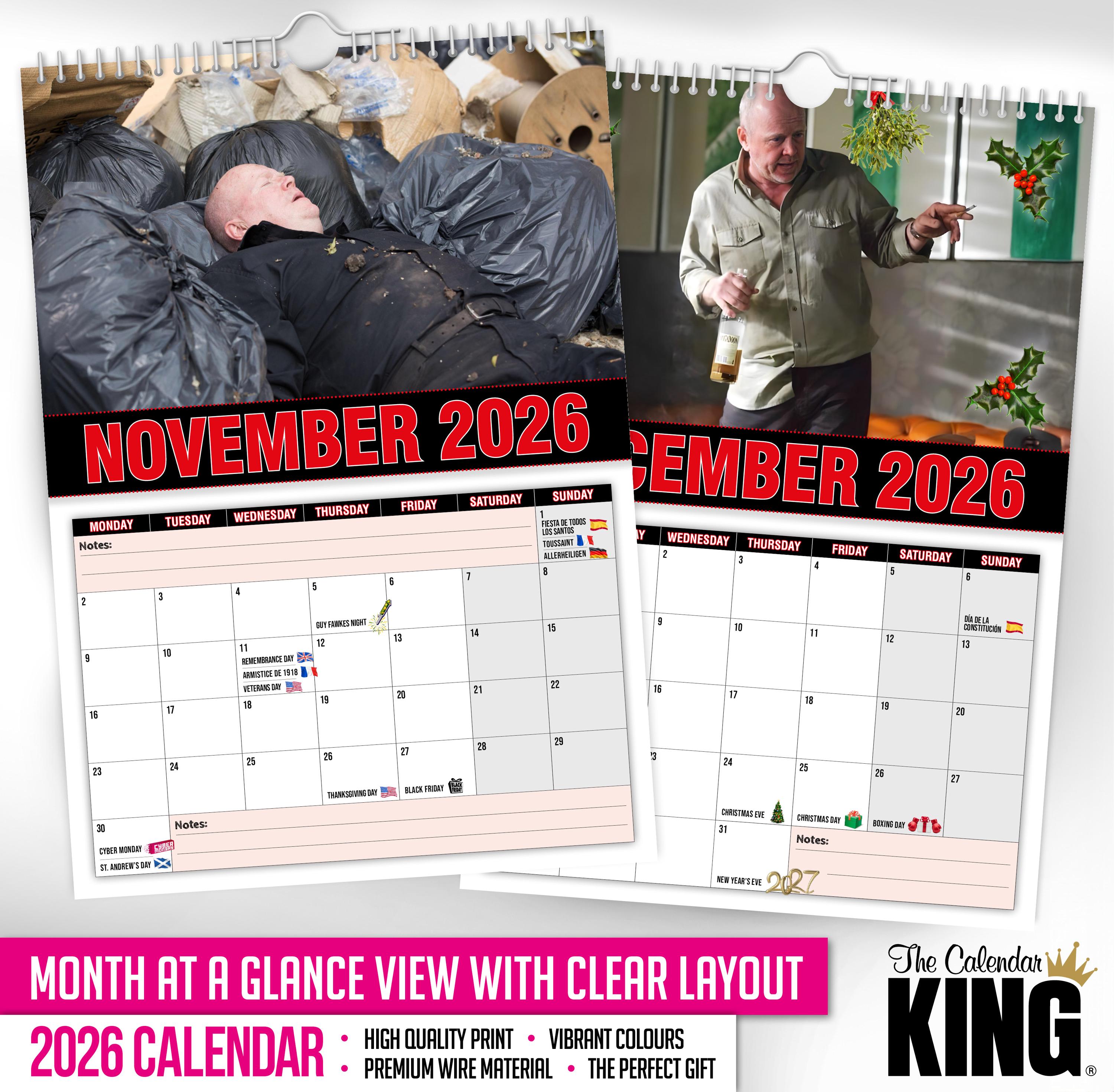 Phil Mitchell - 2026 Wall Calendar // Funny / Quirky / Christmas ...