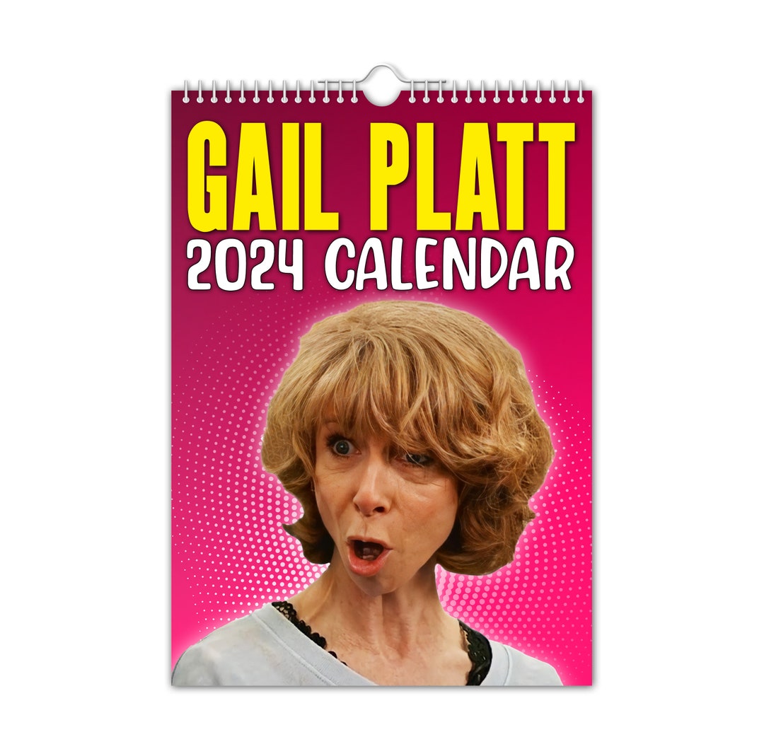 Gail Platt 2024 Wall Calendar // Funny / Quirky / Christmas / Birthday ...