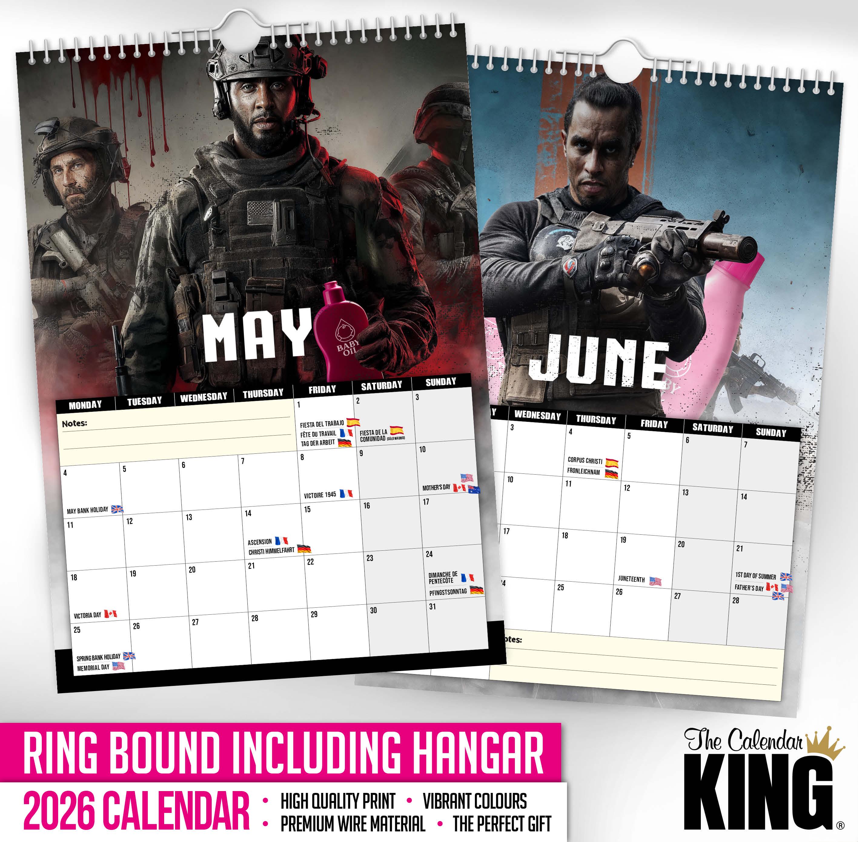 Call of Diddy - 2026 Wall Calendar // Funny / Quirky / Christmas ...