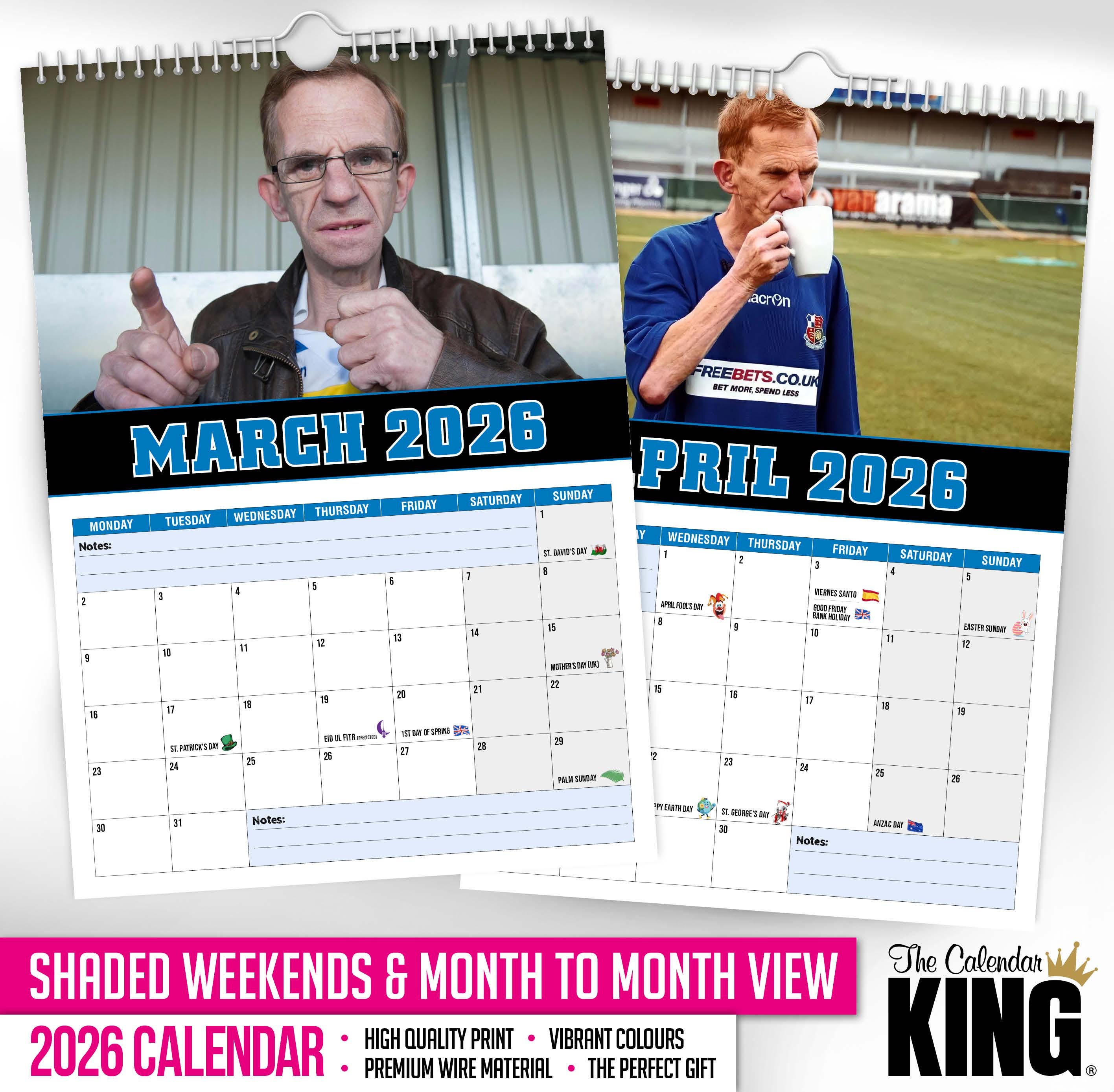 Wealdstone Raider - 2026 Wall Calendar // Funny / Quirky / Christmas ...