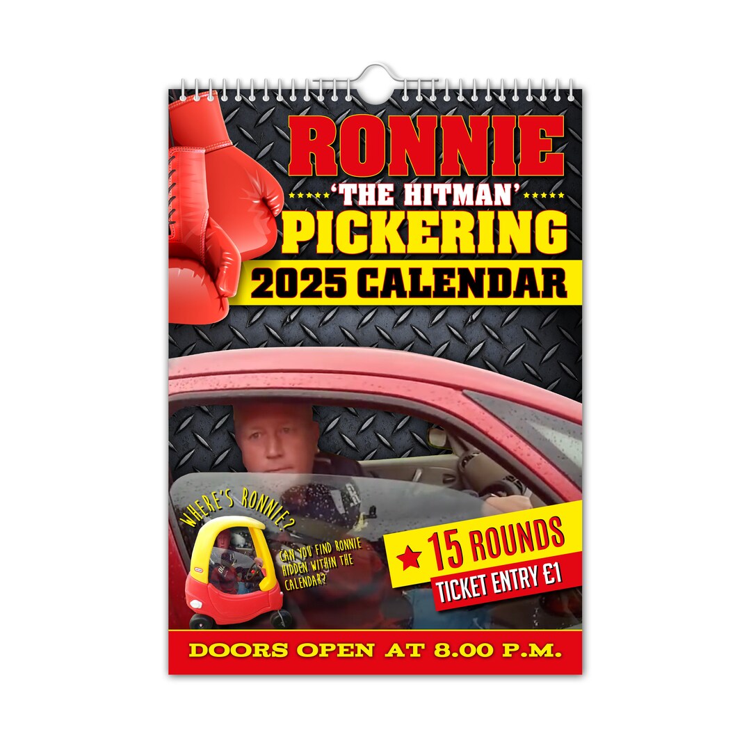Ronnie Pickering - 2025 Wall Calendar // Funny / Quirky / Christmas ...