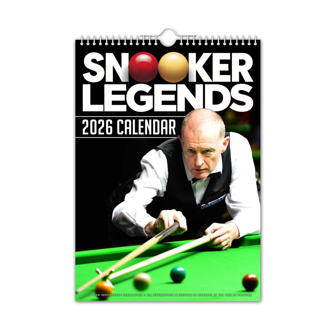 Snooker Legends - 2026 Wall Calendar // Christmas / Birthday / Gift ...