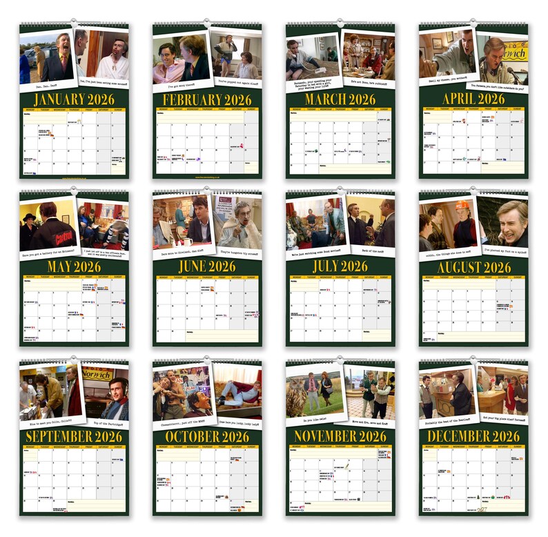 Alan Partridge - 2026 Wall Calendar // Funny / Quirky / Christmas ...