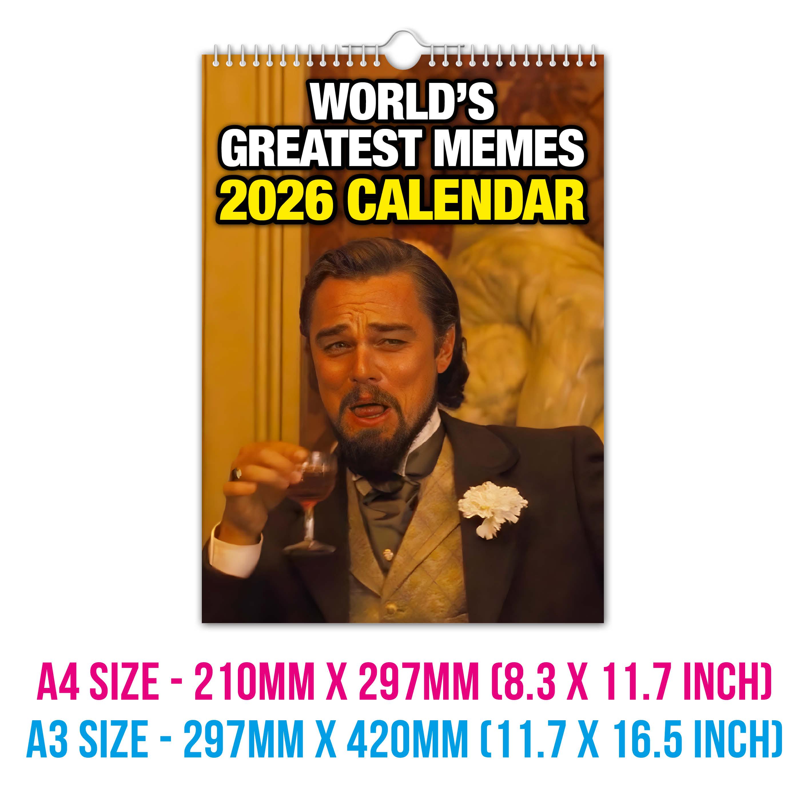World's Greatest Memes - 2026 Wall Calendar // Funny / Quirky ...