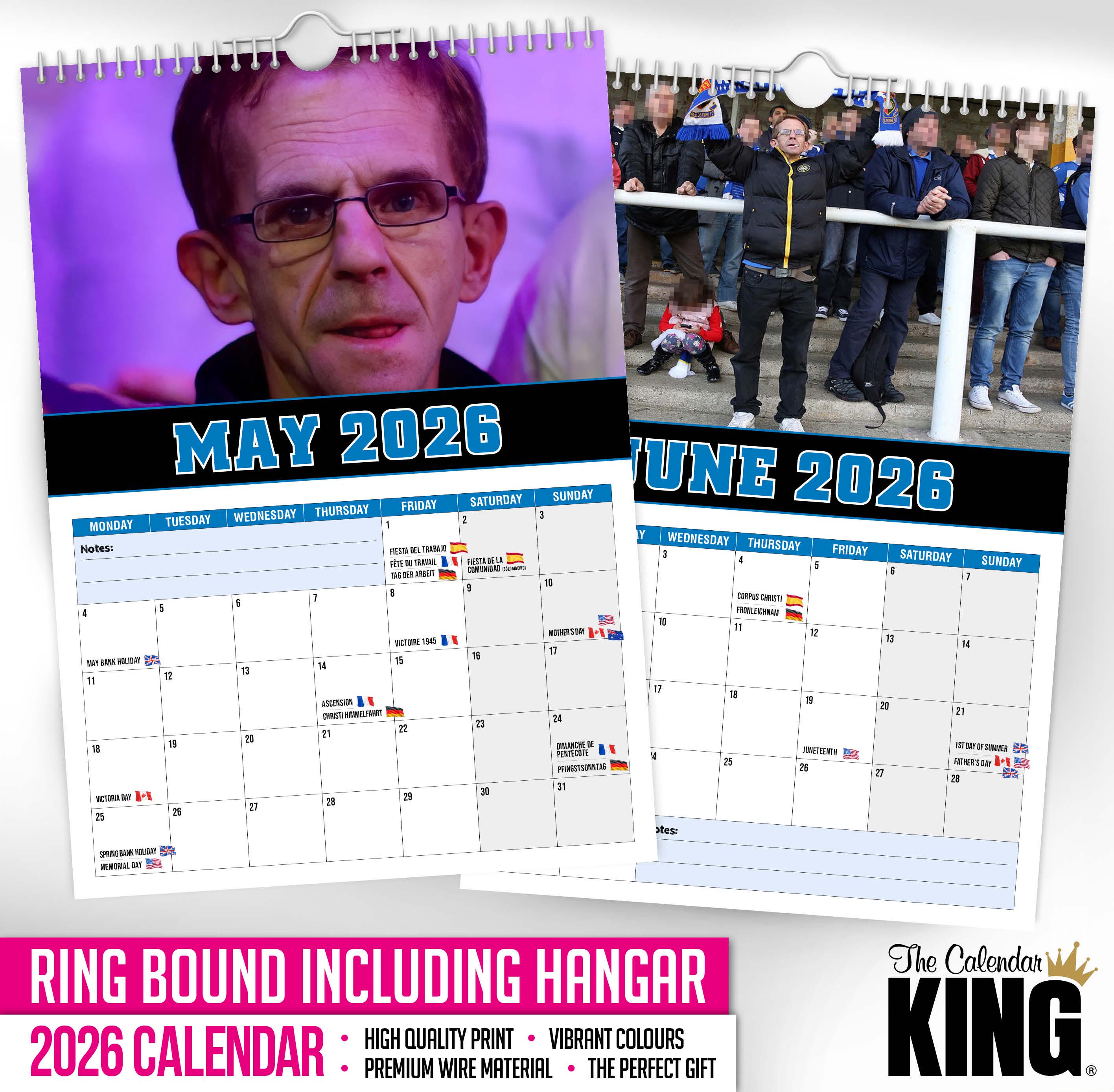 Wealdstone Raider - 2026 Wall Calendar // Funny / Quirky / Christmas ...