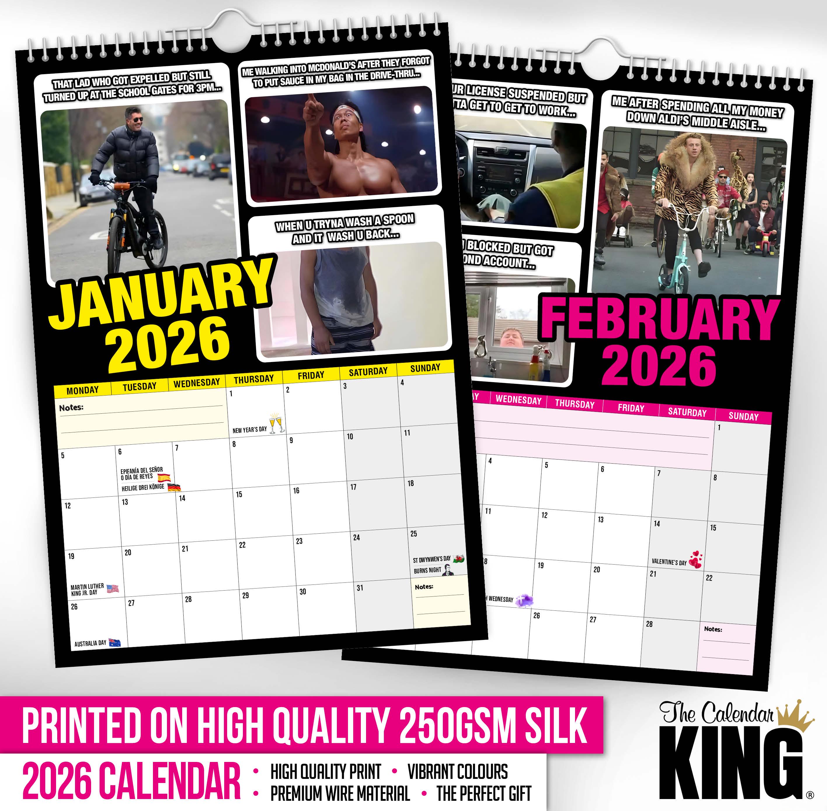 World's Greatest Memes - 2026 Wall Calendar // Funny / Quirky ...