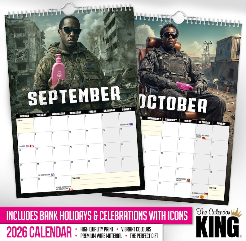 Call of Diddy - 2026 Wall Calendar // Funny / Quirky / Christmas ...