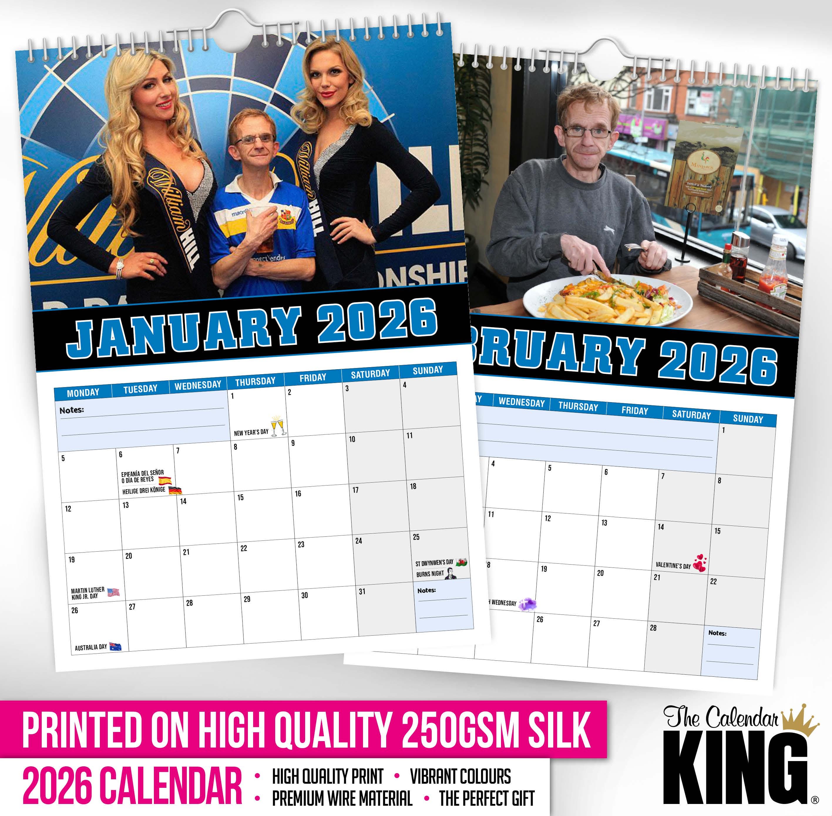 Wealdstone Raider - 2026 Wall Calendar // Funny / Quirky / Christmas ...