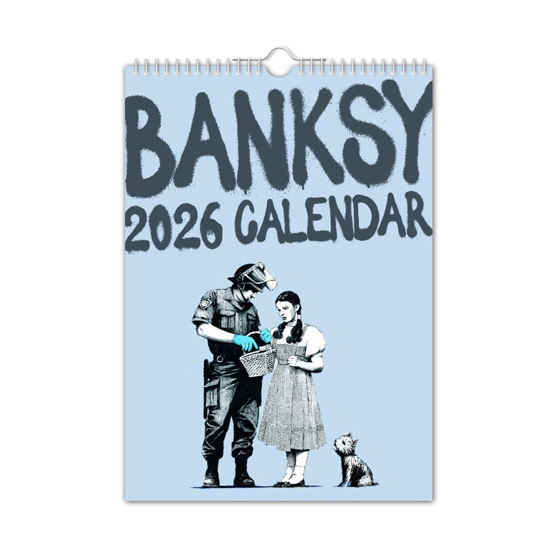 Banksy - 2026 Wall Calendar // Art / Creative / Christmas / Birthday ...