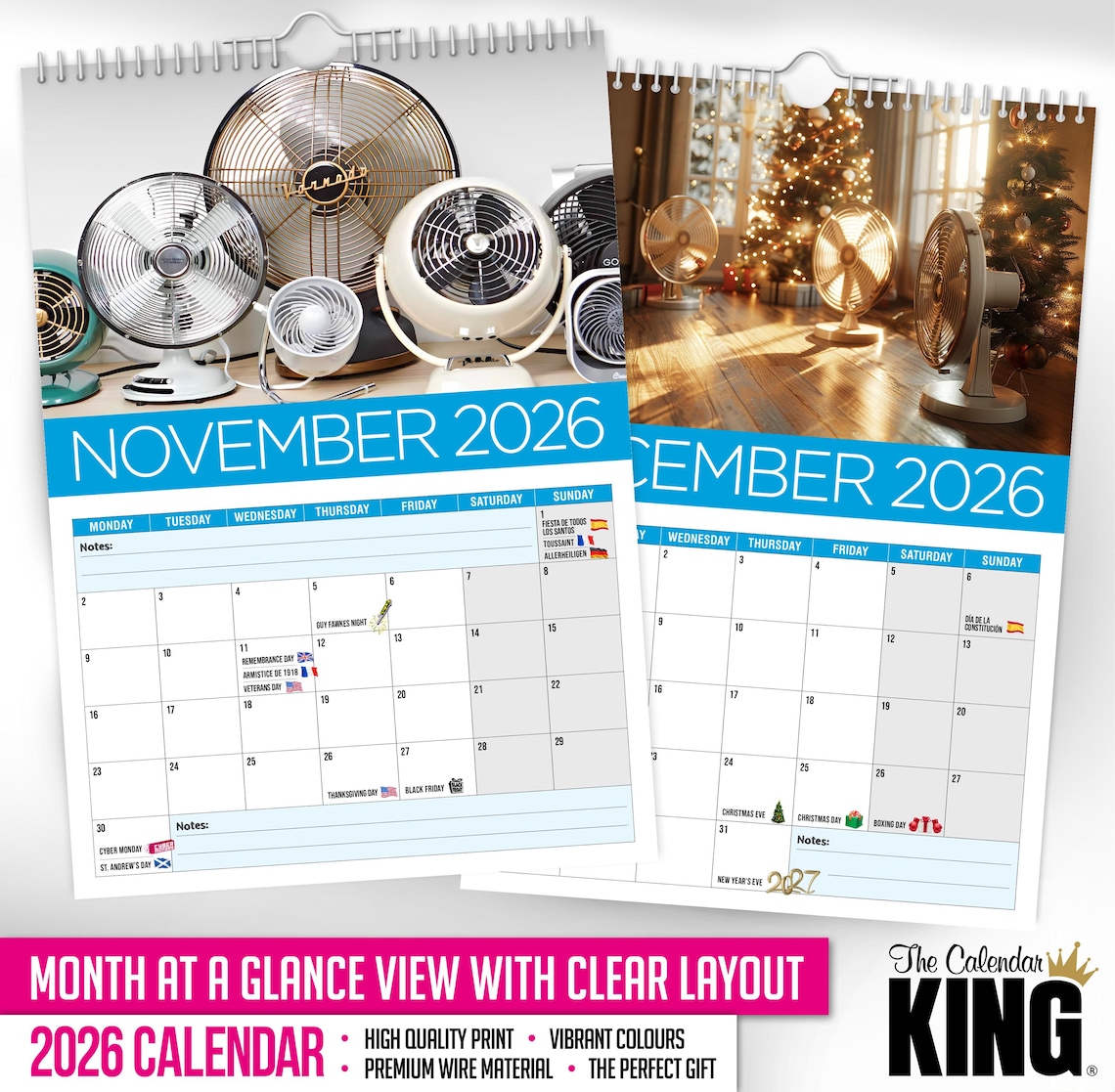 Only Fans - 2026 Wall Calendar // Funny / Quirky / Christmas / Birthday ...