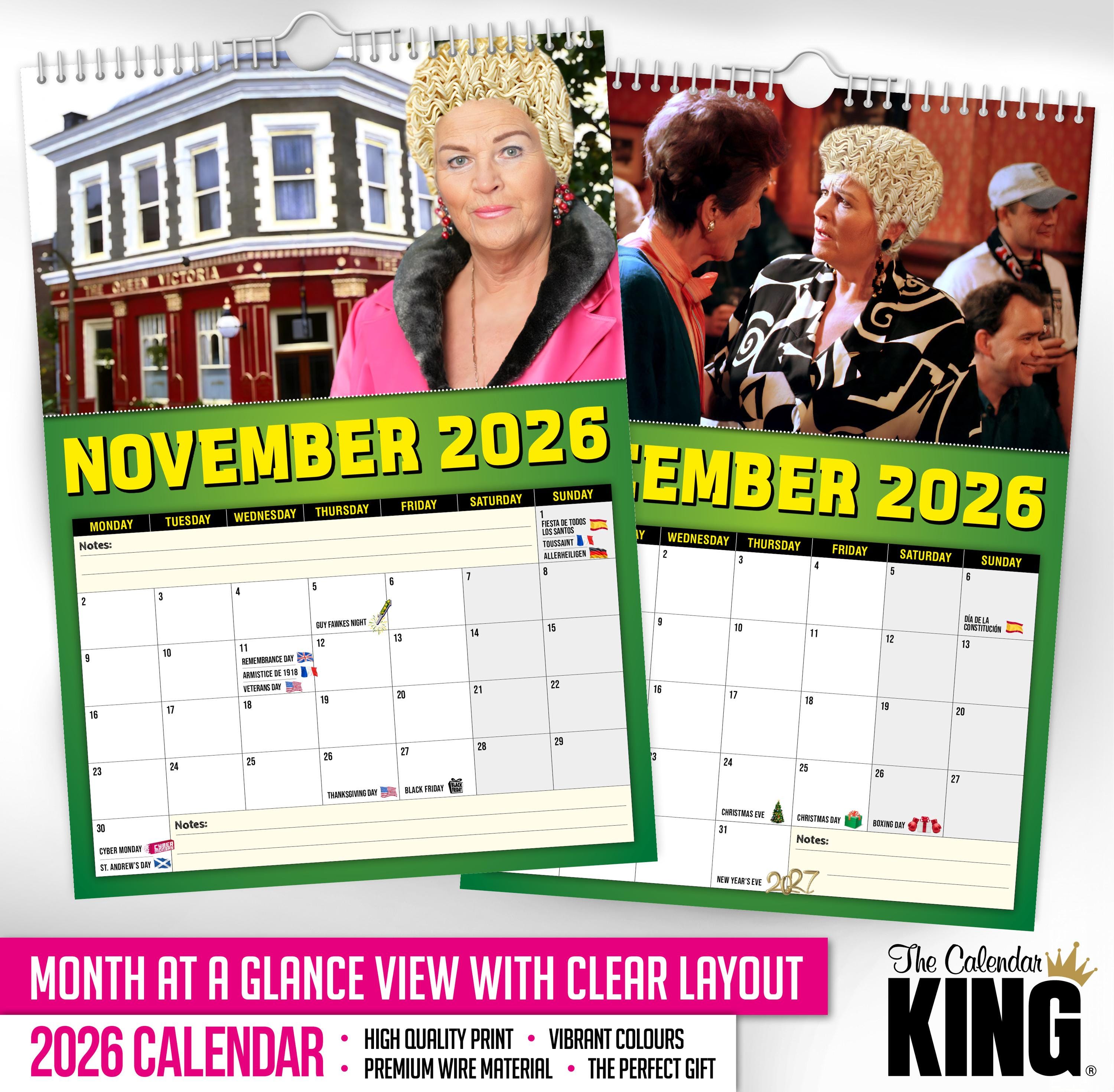 Pat Noodle - Pat Butcher 2026 Wall Calendar // Funny / Quirky ...