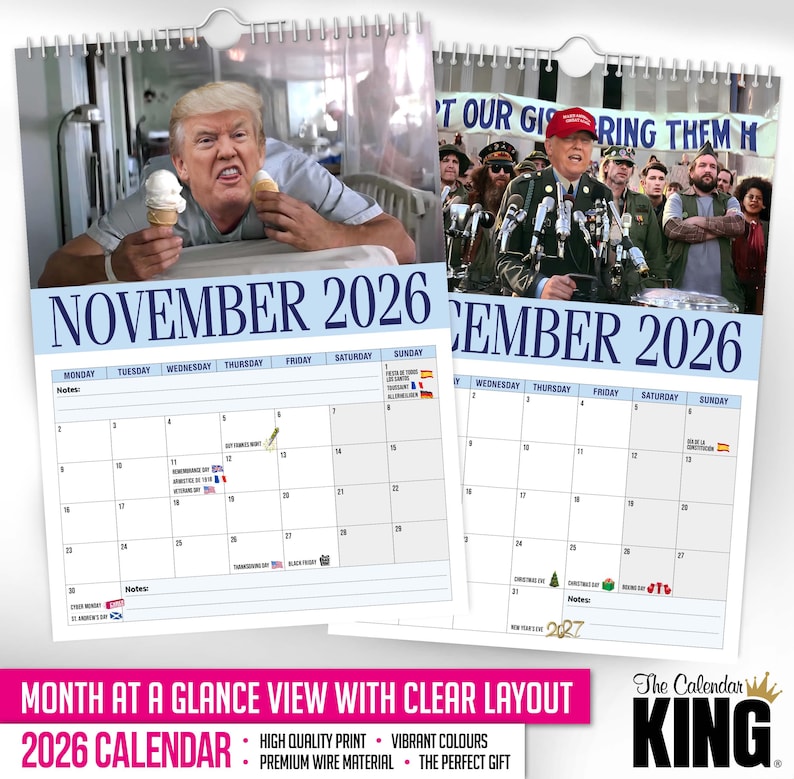 Forrest Trump 2026 Wall Calendar // Funny / Quirky / Christmas ...