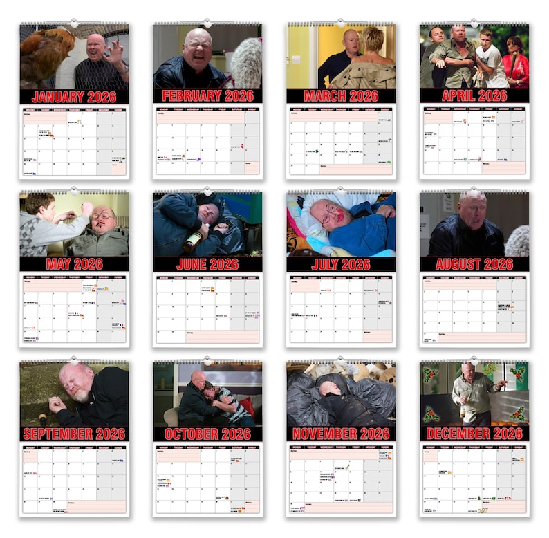 Phil Mitchell - 2026 Wall Calendar // Funny / Quirky / Christmas ...