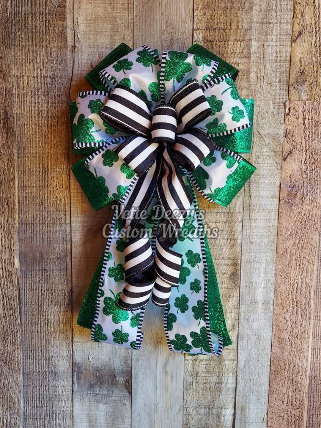 St. Patricks Day Wreath Bows, St. Patricks Day Decor, Irish Decorations ...