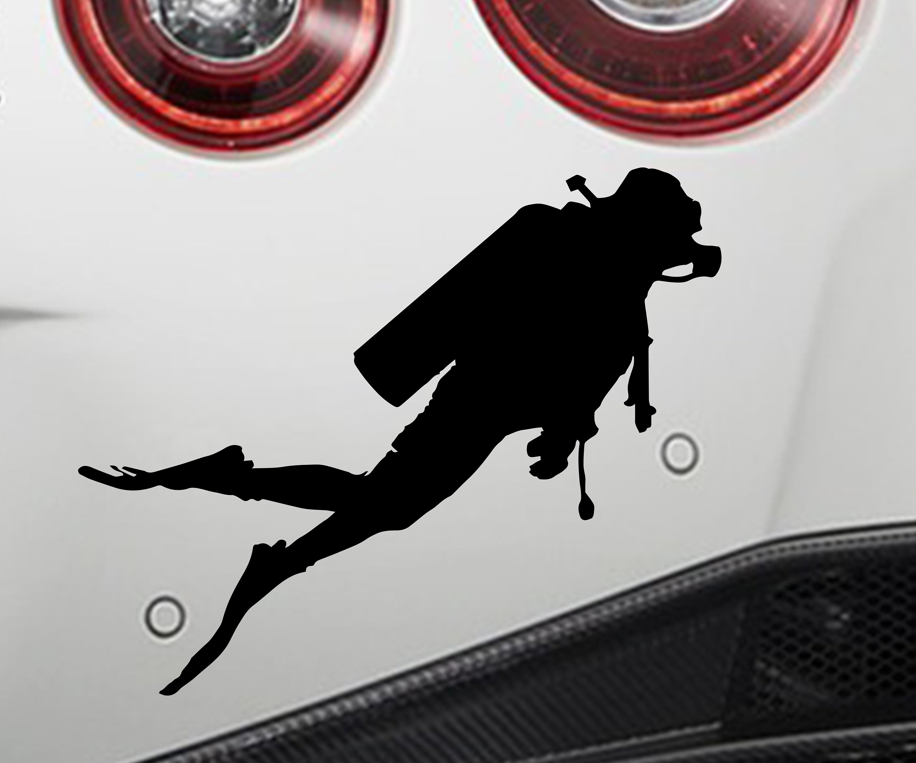 Diver, Scuba Diver, Free Diver Sticker Vinyl Decal - Etsy UK