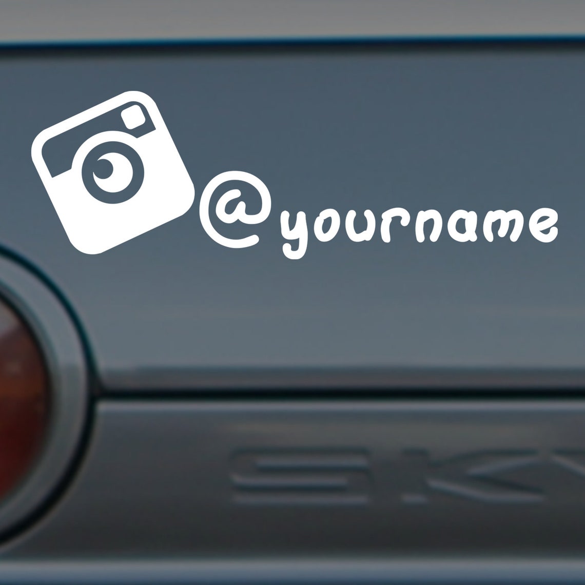 Instagram Tag Dein Name IG Tag Sticker Aufkleber - Etsy.de