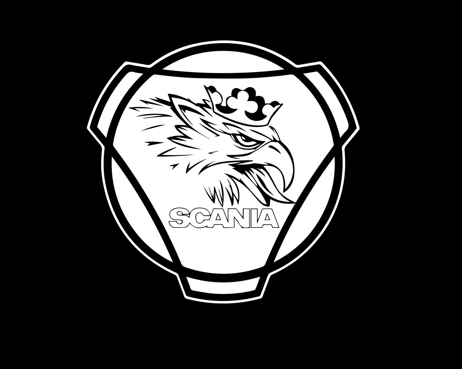 Scania Eagle Logo Badge Decal | Etsy