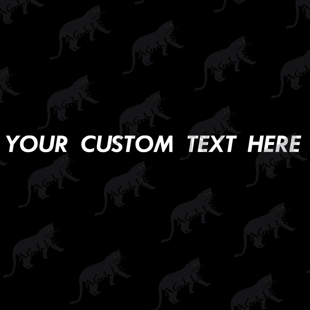 Your Custom Text Personalised Sticker - Etsy UK