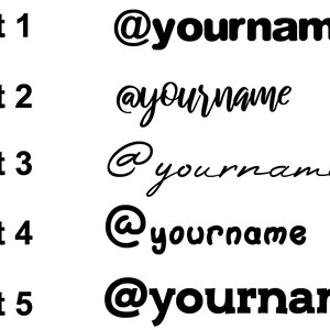 Instagram Tag Your Name IG Tag Sticker Decal - Etsy