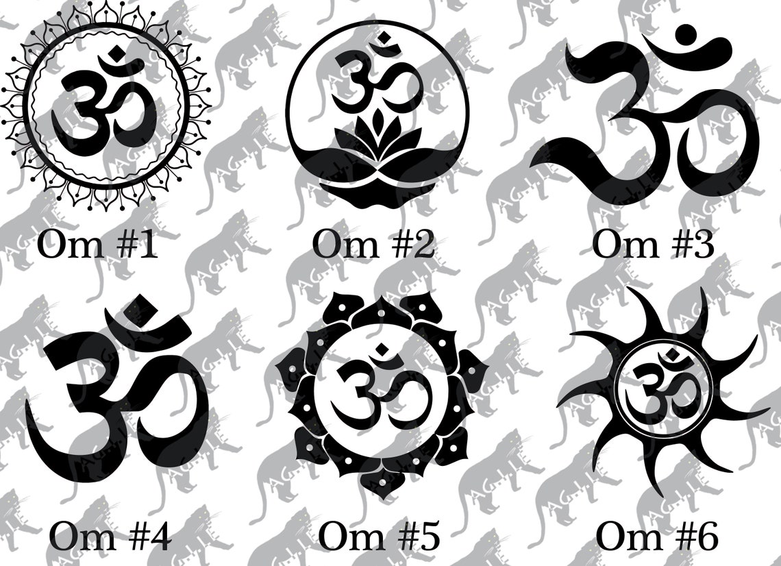 Om Symbol Vinyl Sticker Yoga Lover Decal - Etsy
