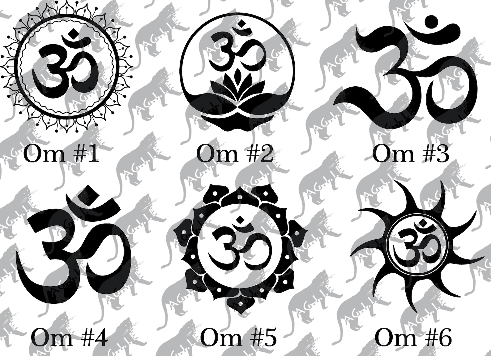 Om Symbol Vinyl Sticker Yoga Lover Decal - Etsy