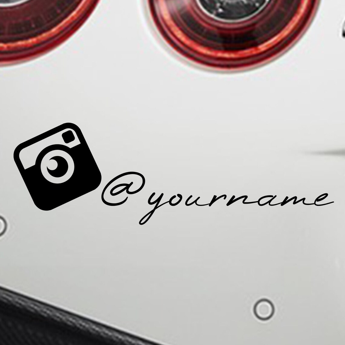 Instagram Tag Your Name IG Tag Sticker Decal - Etsy