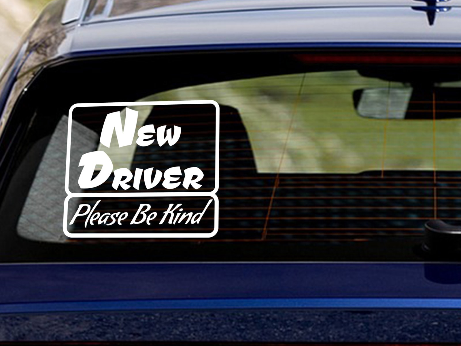 New Driver Decal, New Driver Sticker Please Be Kind - Etsy