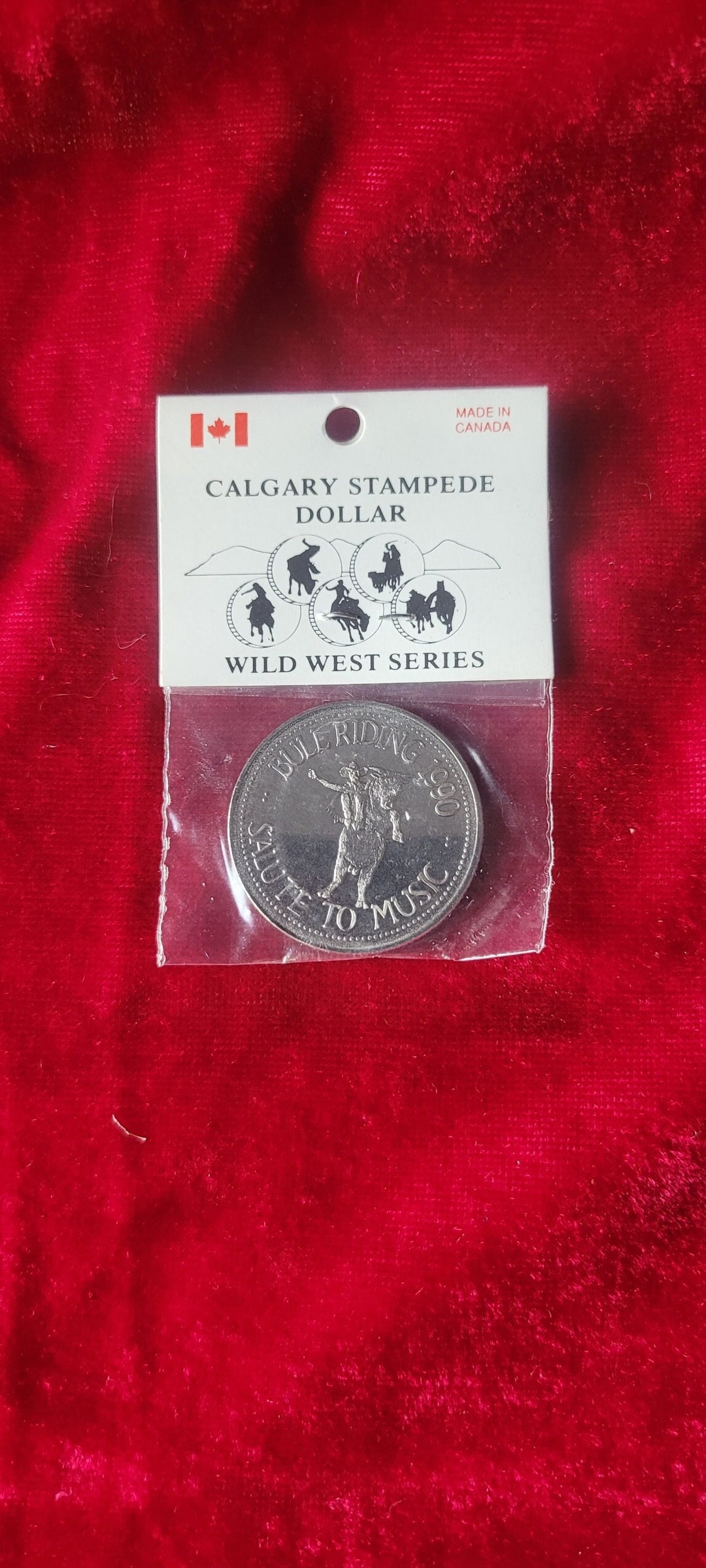 Vintage Calgary Stampede Official Souvenir Coin 1990 - Etsy