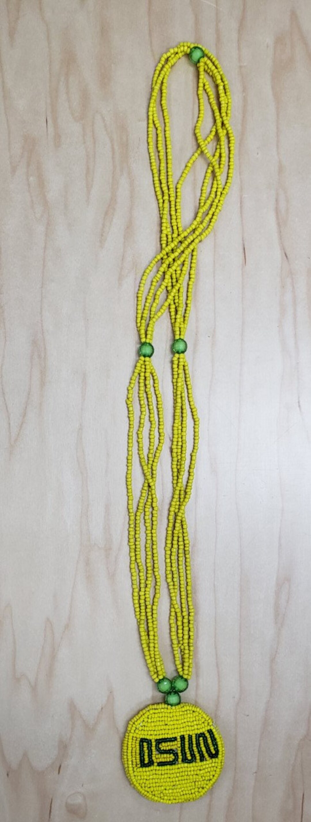 OSHUN ILEKE Collar Ifa Babalawos Santeros - Etsy