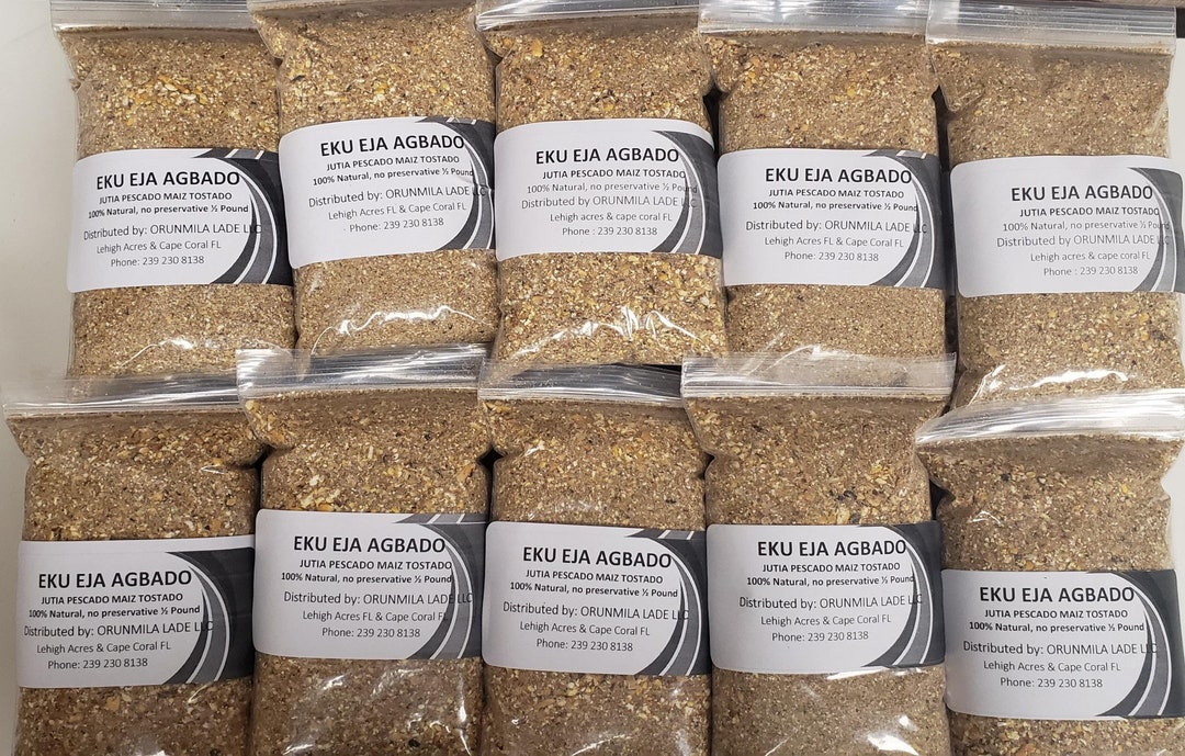 EKU EJA AGBADO Jutia Pescado Maiz Para Santeros - Etsy