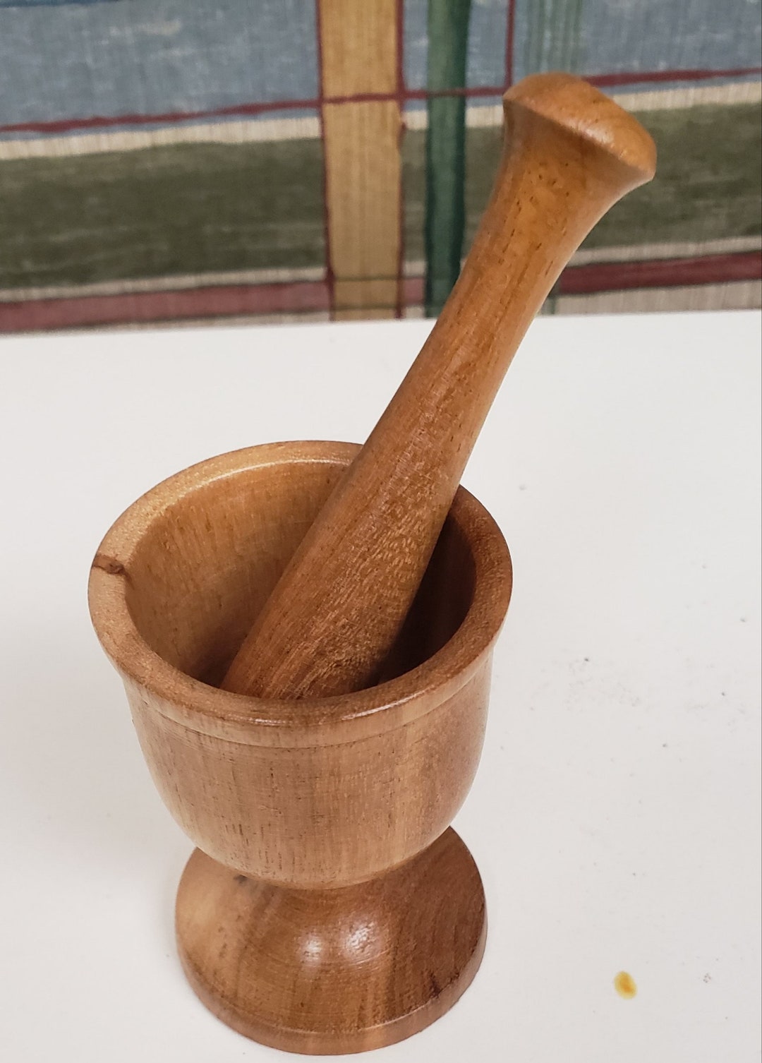 Mortero De Madera Pequeno 3 High X 2 Wide - Etsy