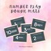 Number Recognition Playdough Mats / Pre-math Skills Play / Homeschool ...