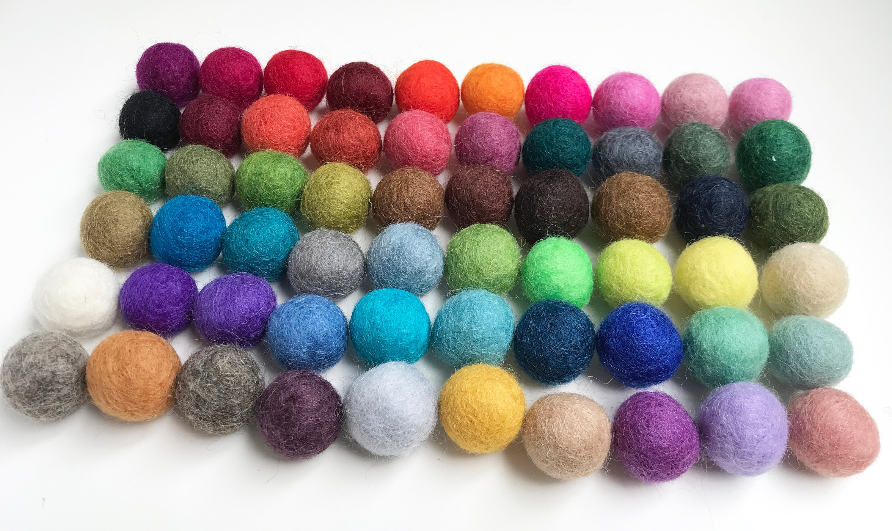 Felt Balls 3cm | Felt Pom Pom Balls | 3cm Felt Balls Assorted Colors ...