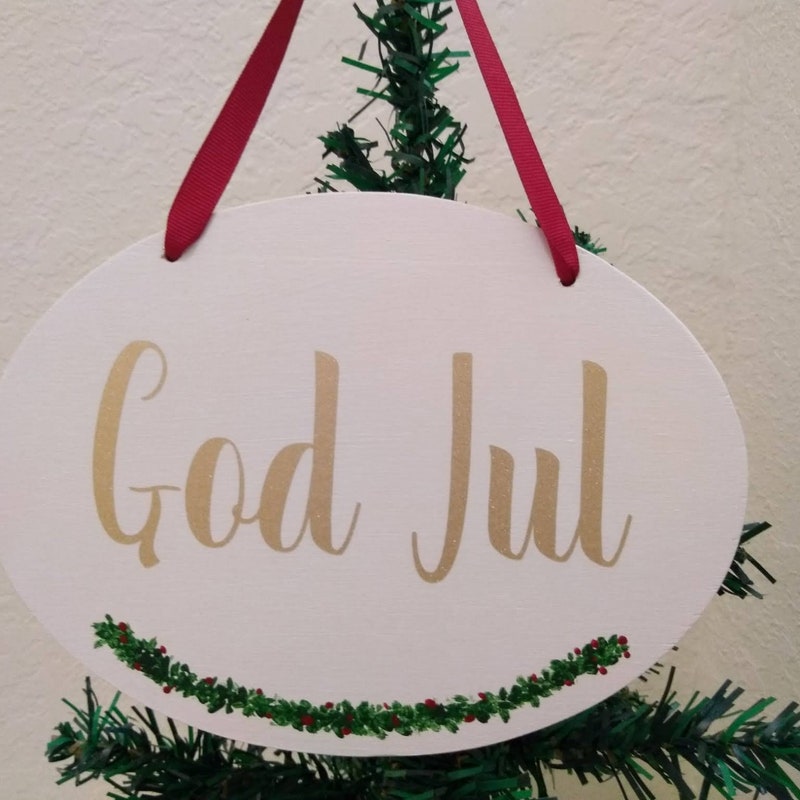 God Jul Sign - Etsy